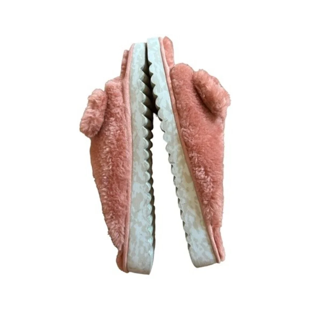 Dr. Scholl's | Shoes | Dr Scholls Fuzzy Faux 7 Barbie Barbie Core Pink ...